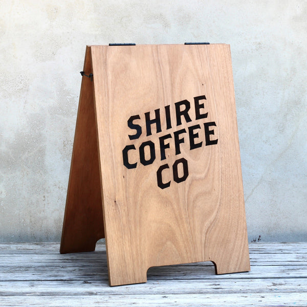 Wooden Signs - A-Frame – Cut By Beam