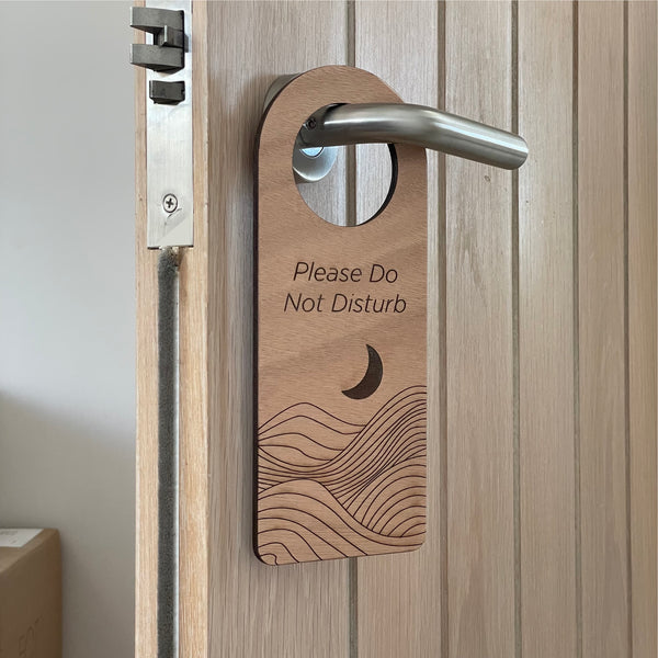 Customised Do Not Disturb Signs – Cut By Beam