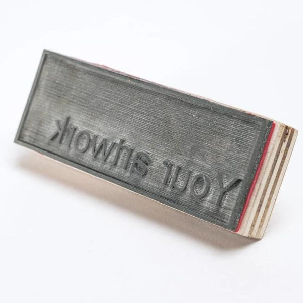 Bespoke Rubber Stamps – Cut By Beam